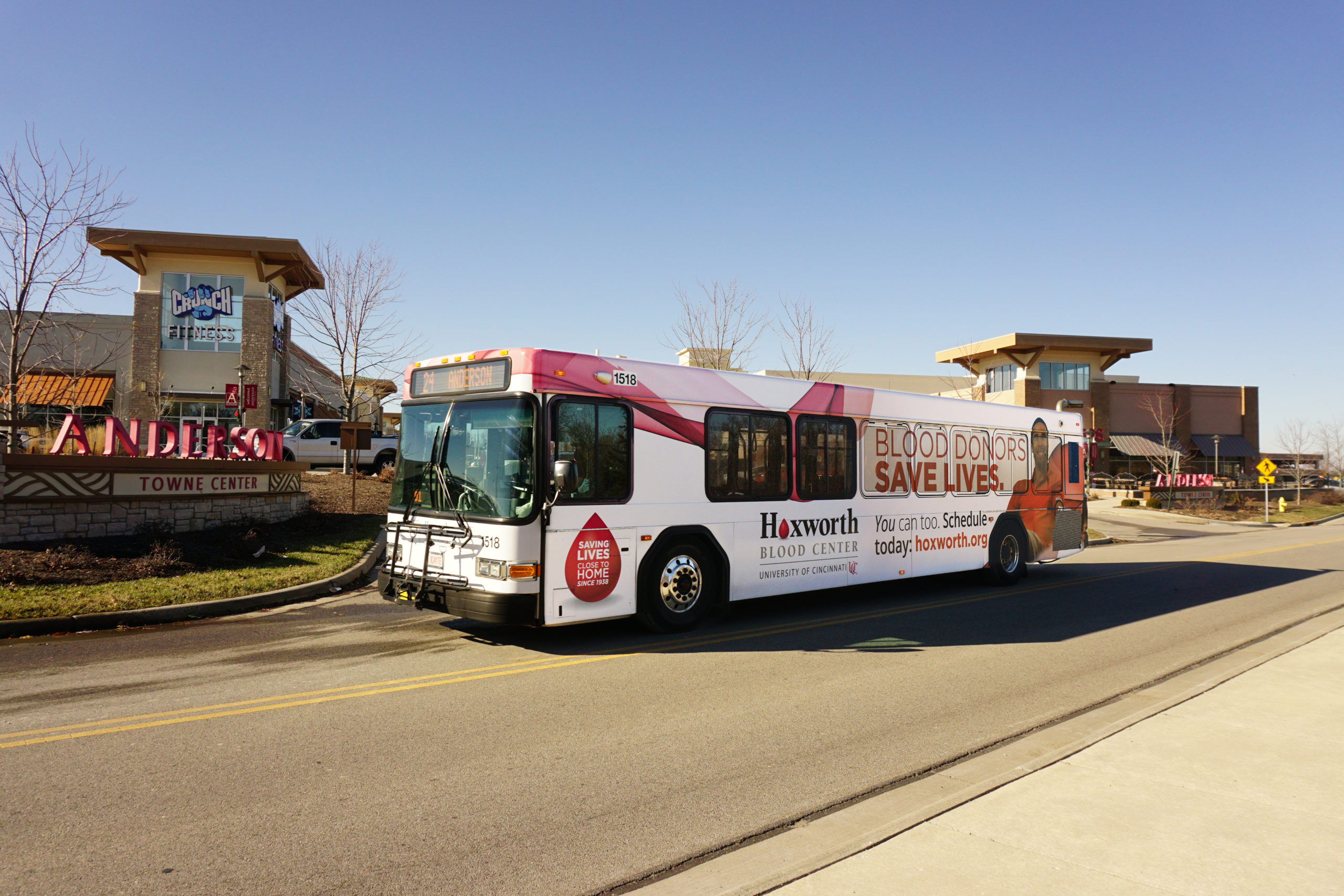 Hoxworth Blood Center starts Transit Ad Campaign for blood donations