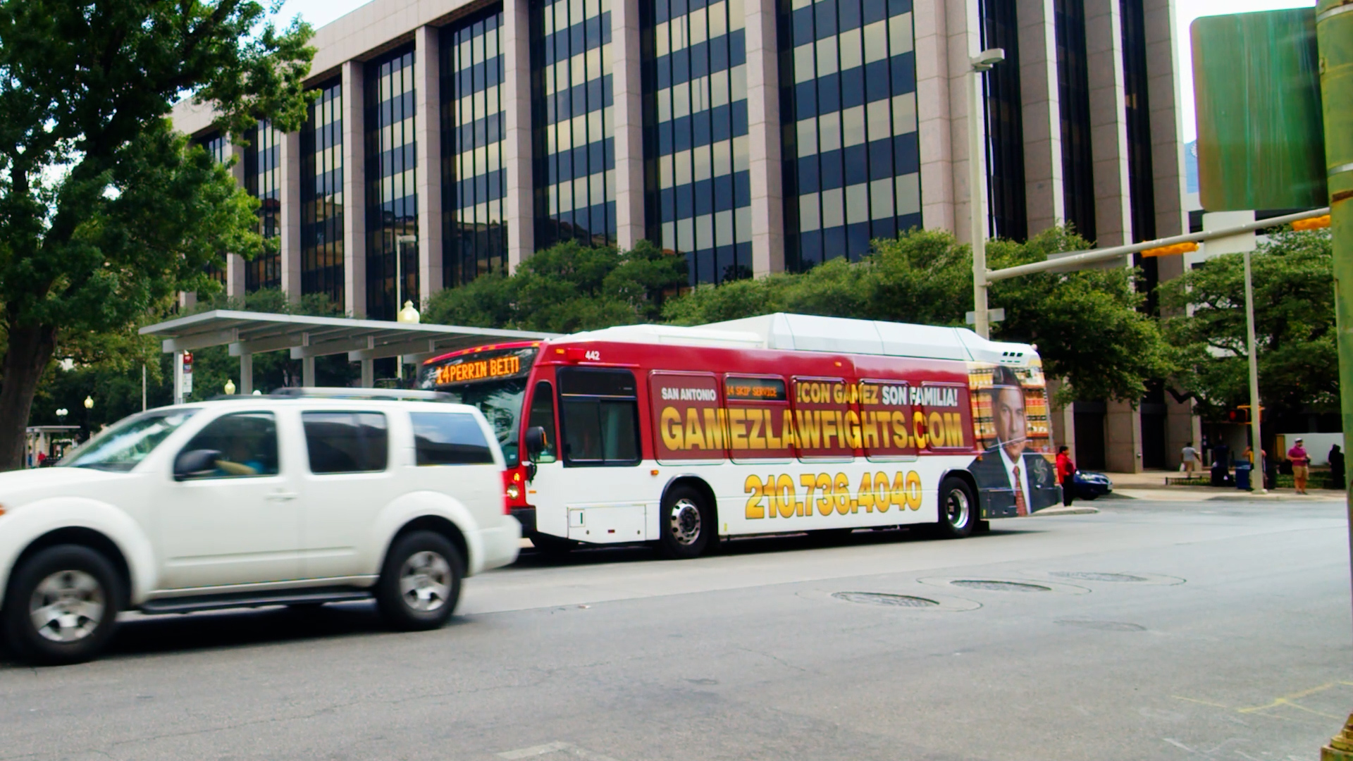 Why Gamez Law Takes Bus ads where billboards can’t go