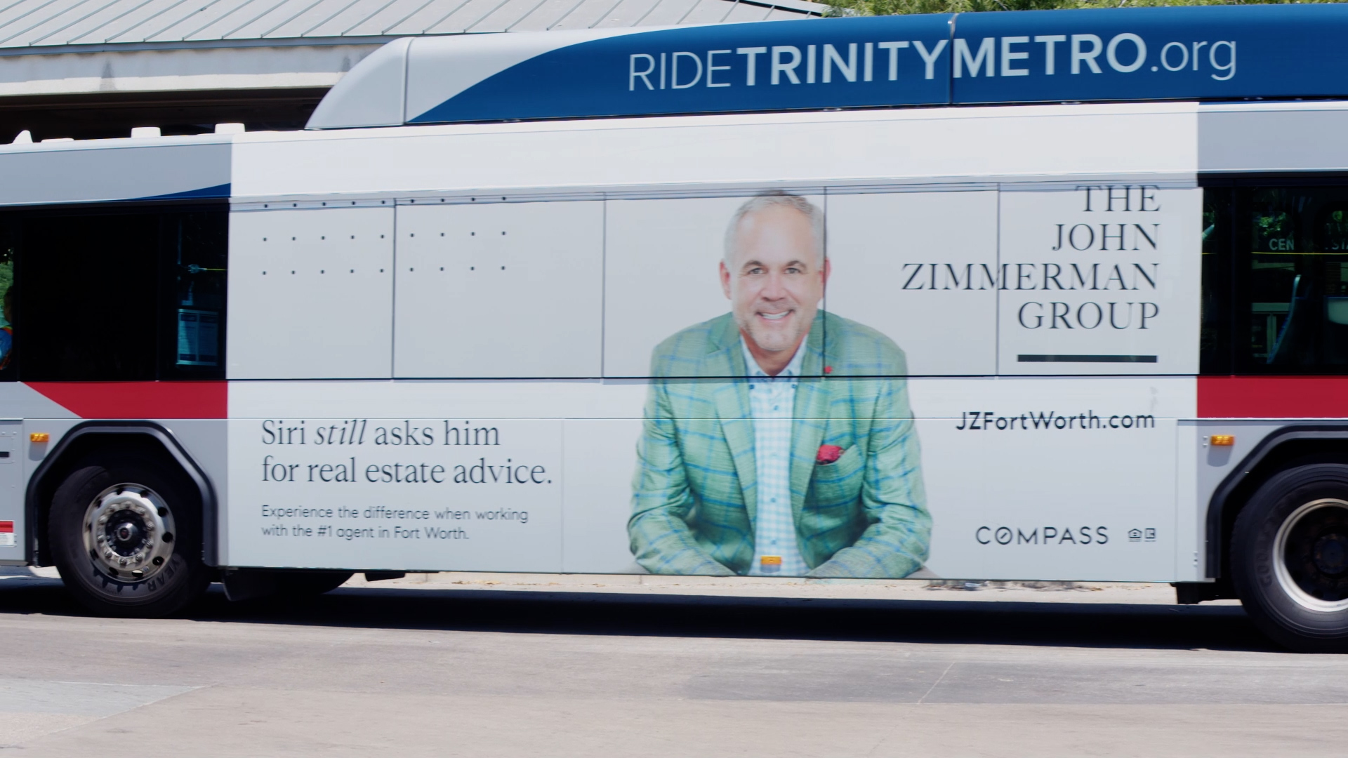 How Compass Real Estate has found a home with transit advertising