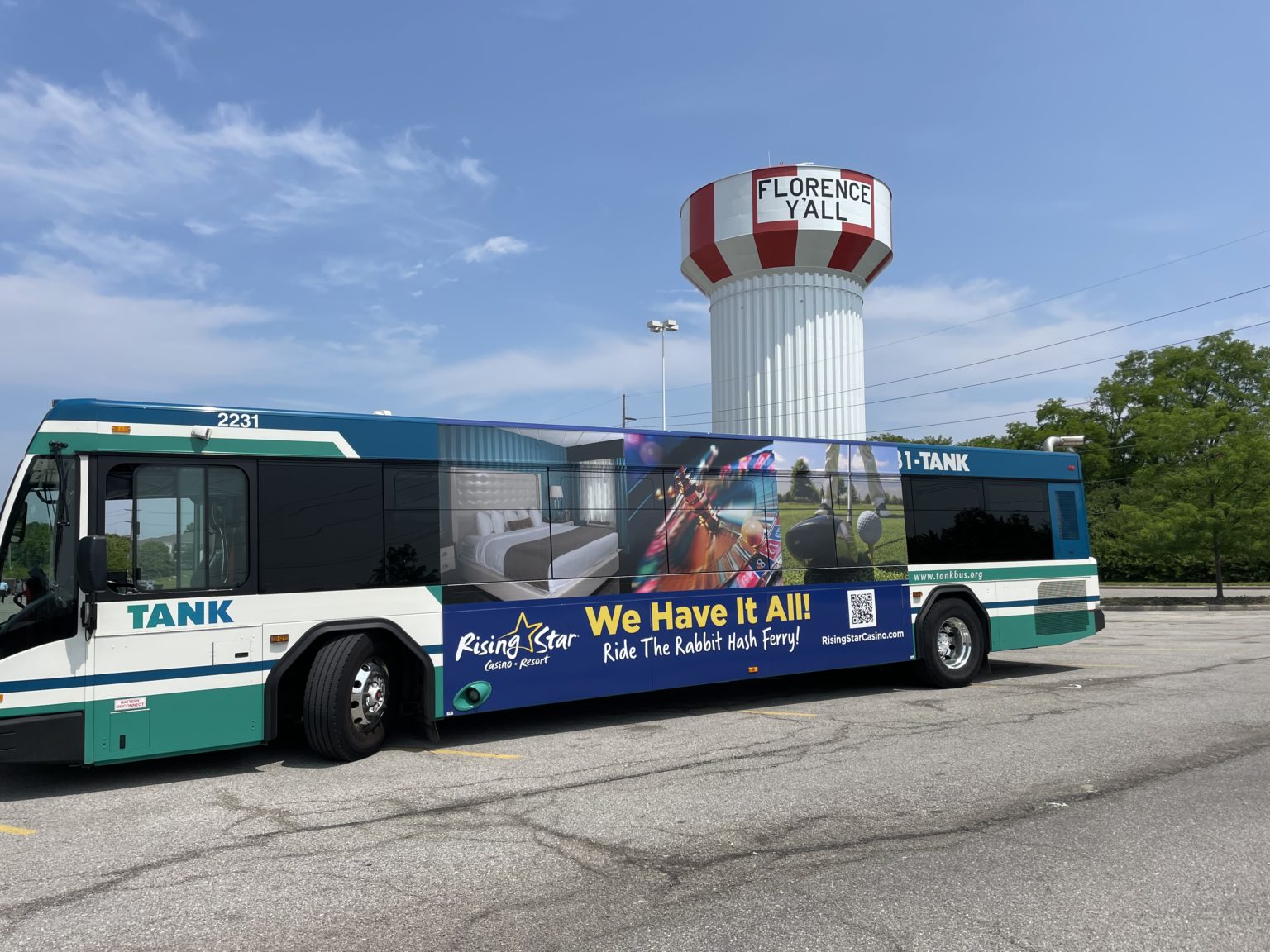 Rising Star Casino Resort Wins Big With TANK, Transit Advertising